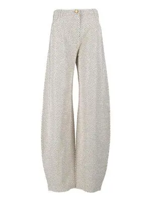 ELISABETTA FRANCHI Elisabetta Franchi Ballon Embellished Jeans