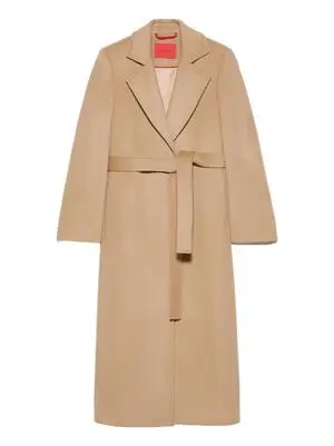 MAXCO. Longrun Coat In Drap - Camel