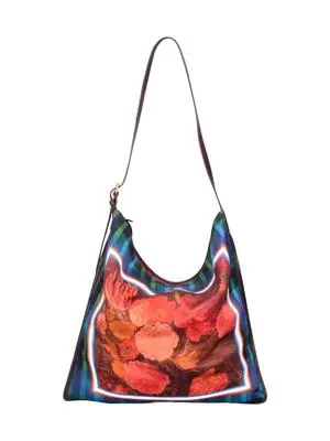 Dries Van Noten Flat Scarf Shoulder Bag Red