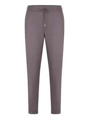 Fabiana Filippi Casual Pants With An Elasticated Drawstring Waist - Gray