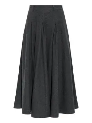 BY MALENE BIRGER Eden Maxi Skirt - Graphite Gray