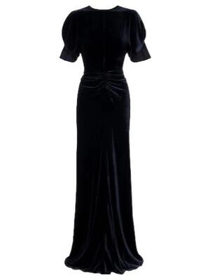 Victoria Beckham Isabella Velvet Gown - No