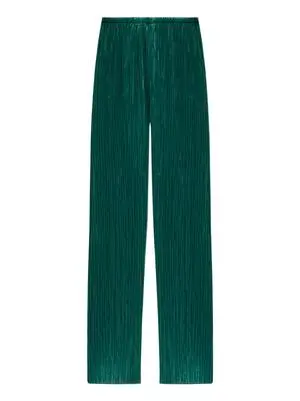 FORTE_FORTE Wide-leg Casual Trousers Green