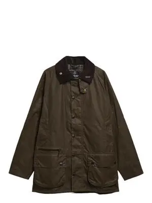 Barbour Logo Embroidered Jacket Beech