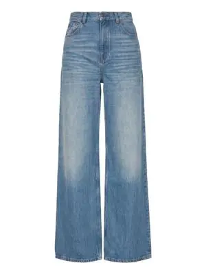 Chloé Denim Trousers Blue