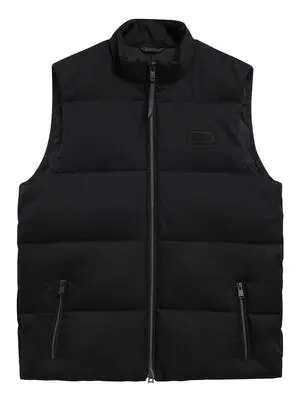 Barbour Quilted Zip Front Gilet - Black