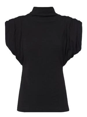 MUGLER High-neck Wool-blend Top No