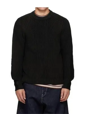 Comme Des Garçons Long-sleeve Knit Sweater - Black