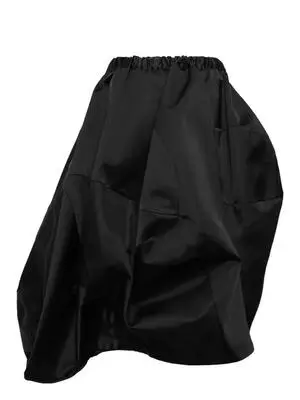 Comme Des Garçons Bubble-hem Skirt - Black