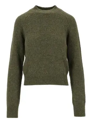 Dries Van Noten Dries Van Noten Texas High Crewneck Sweater Green