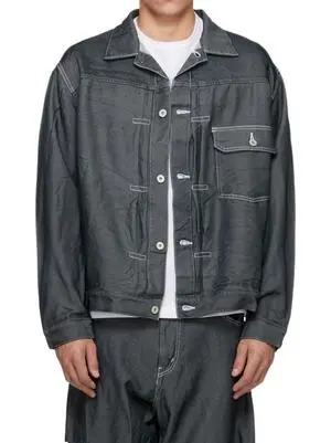 COMME DES GARÇONS Long-sleeve Denim Jacket