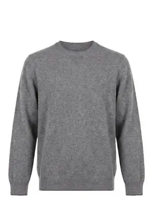 Peserico Crew-neck Knit Top Solar Ash
