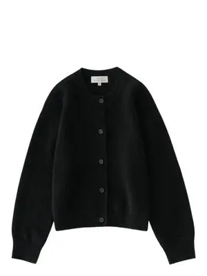 Studio Nicholson Crew-neck Cardigan - Black