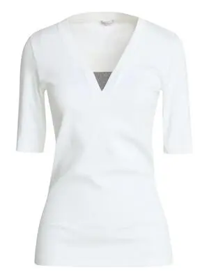 Brunello Cucinelli V-neck T-shirts - No