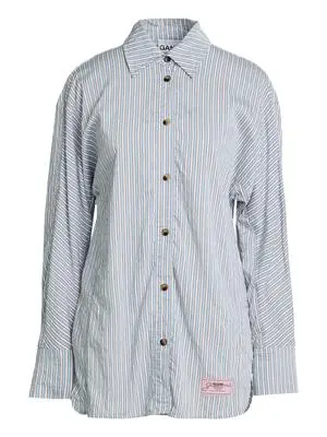 GANNI Patterned Shirts  Blouses Gray
