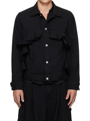 Comme Des Garçons Long-sleeve Jacket - Black