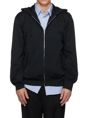 Comme Des Garçons Four-pocket Hoodie - Black