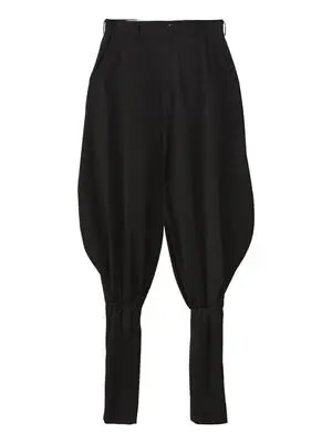 Comme Des Garçons Trousers With Belt Loops - Black