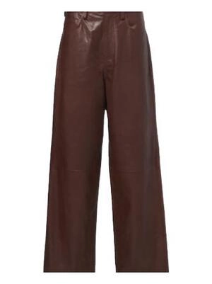 RÓHE Leather Wide-leg Pants - No