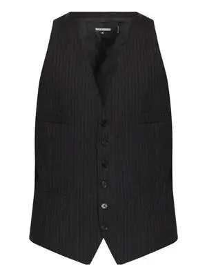 DSQUARED2 Dsquared2 Striped Buttoned Vest