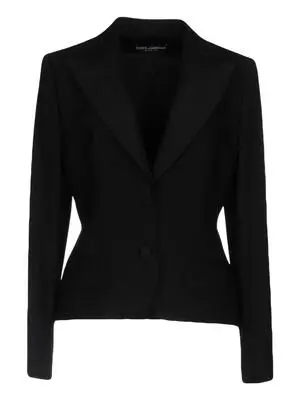 Dolce & Gabbana Long Sleeves Blazers - Black