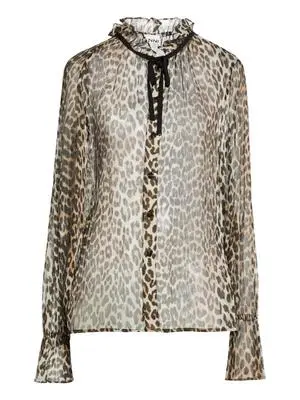 GANNI Patterned Shirts Blouses - No
