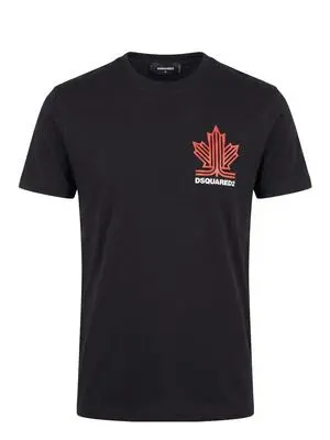 Dsquared2 Crew-neck Short-sleeve T-shirt - Black
