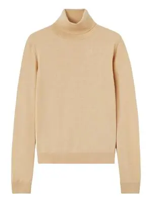 Loro Piana High-neck Sweater - Camel
