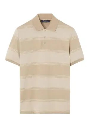Loro Piana Parkland Polo Shirt Beige Fancy