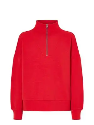 Varley Hawley Jersey Sweatshirt Red