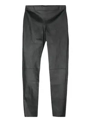 JOSEPH Leather Leggings - Black