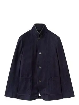 Loro Piana Long Sleeved Button-up Jacket - Black
