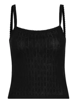 ROTATE BY BIRGER CHRISTENSEN Hollow Out Halter Top - Black