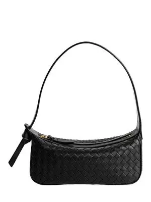 Bottega Veneta Nodo Shoulder Bag - Black