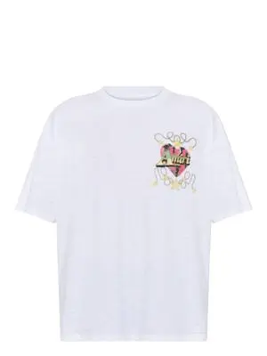 Amiri Logo Printed Crewneck T-shirt - White