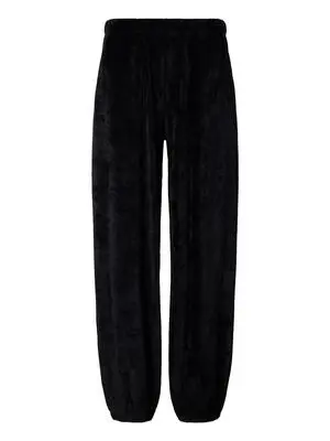 Suzie Kondi Paxos Velour Tapered Track Pants - Black