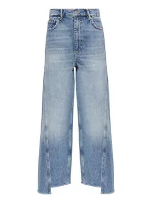 ALLSAINTS Fox Wide-leg Jeans - Blue