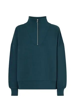 Varley Hawley Jersey Sweatshirt Teal