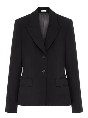 Alexander McQueen Crepe Single-breasted Jacket - Black