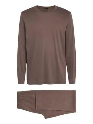 Zimmerli Sea Island Cotton Pyjama Bottoms - Brown