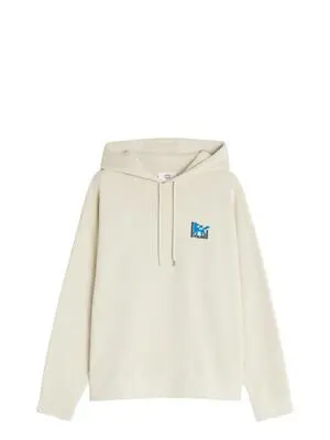 Maison Kitsuné Gallery Fox Oversized Hoodie - Macadamia