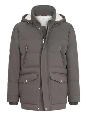 Brunello Cucinelli Down Padded Jacket - Grey