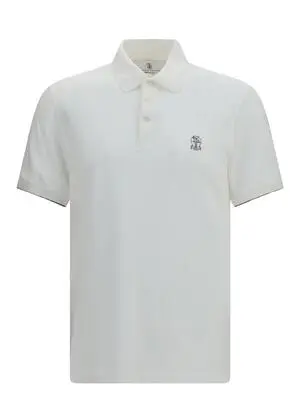 BRUNELLO CUCINELLI Logo-embroidered Polo Shirt