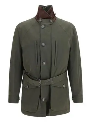Brunello Cucinelli Belted Coat Black