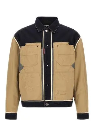Dsquared2 Long-sleeve Casual Jacket - Beige