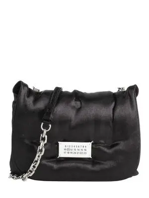 MAISON MARGIELA Small Satin Crossbody Bag  Black