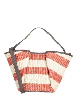 Brunello Cucinelli Striped Tote Bag  Beige