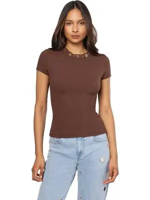 Generation Love Tate Grommet Top Coco