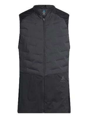 ODLO Man Vest Black Size M Recycled Polyester, Elastane