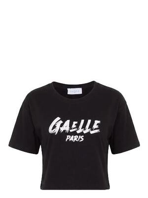GAELLE PARIS T-shirt Size Cotton, Elastane - Black
